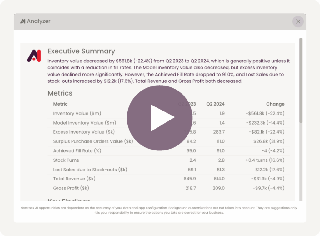 Netstock AI | Your Inventory AI Expert