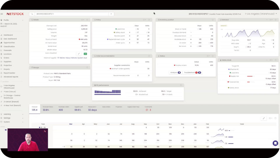 Inventory Forecasting Demo Video | Watch Now