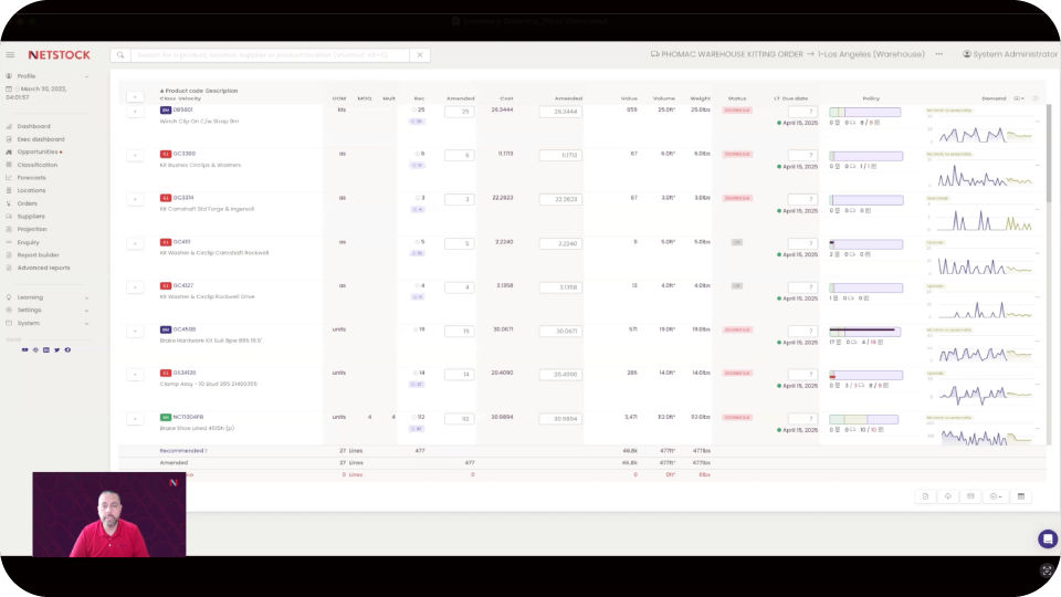 Inventory Ordering Demo Video | Watch Now